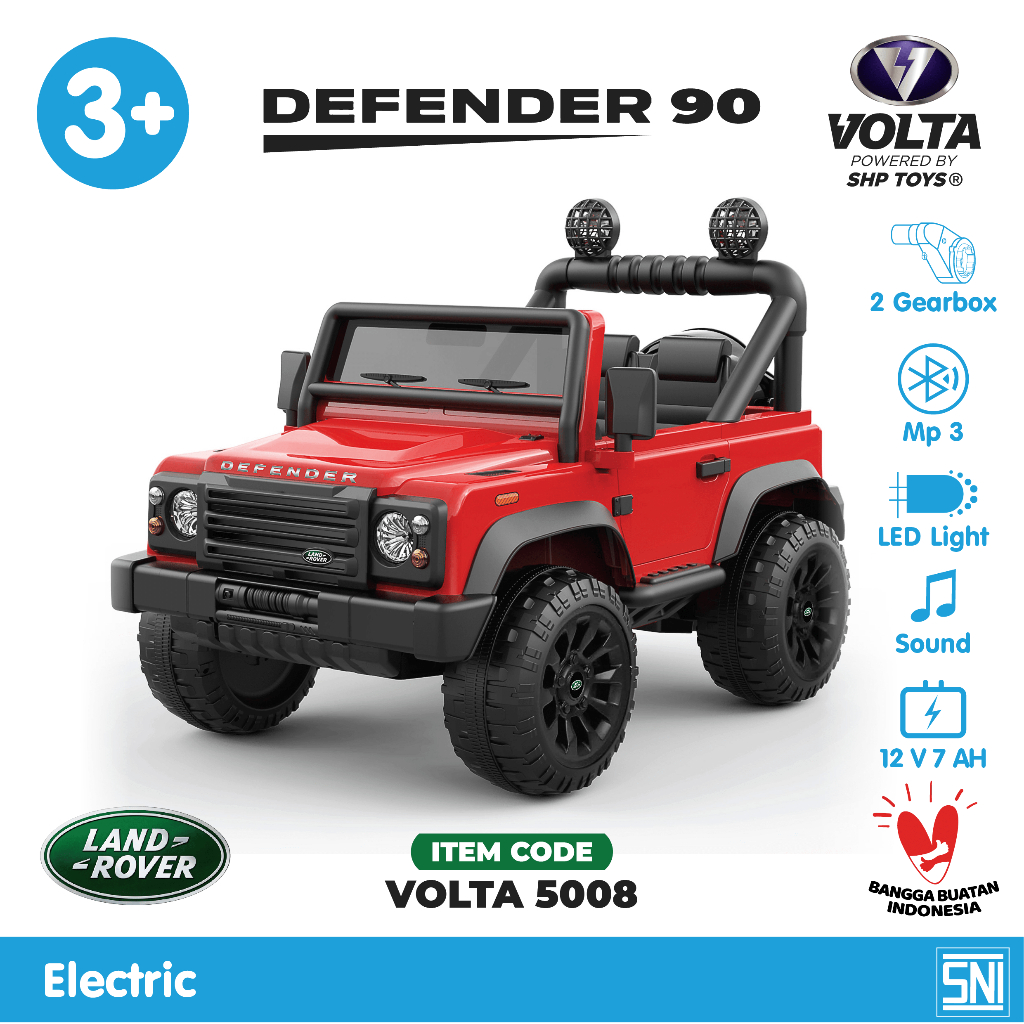 Jual Land Rover Defender 90 Volta Toys by SHP (Volta 5008) Mobil Mainan ...