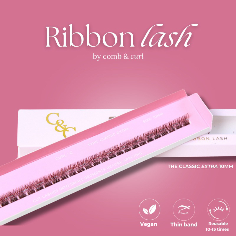 Jual THE CLASSIC EXTRA (thicker lash) RIBBON LASHES (single size ...