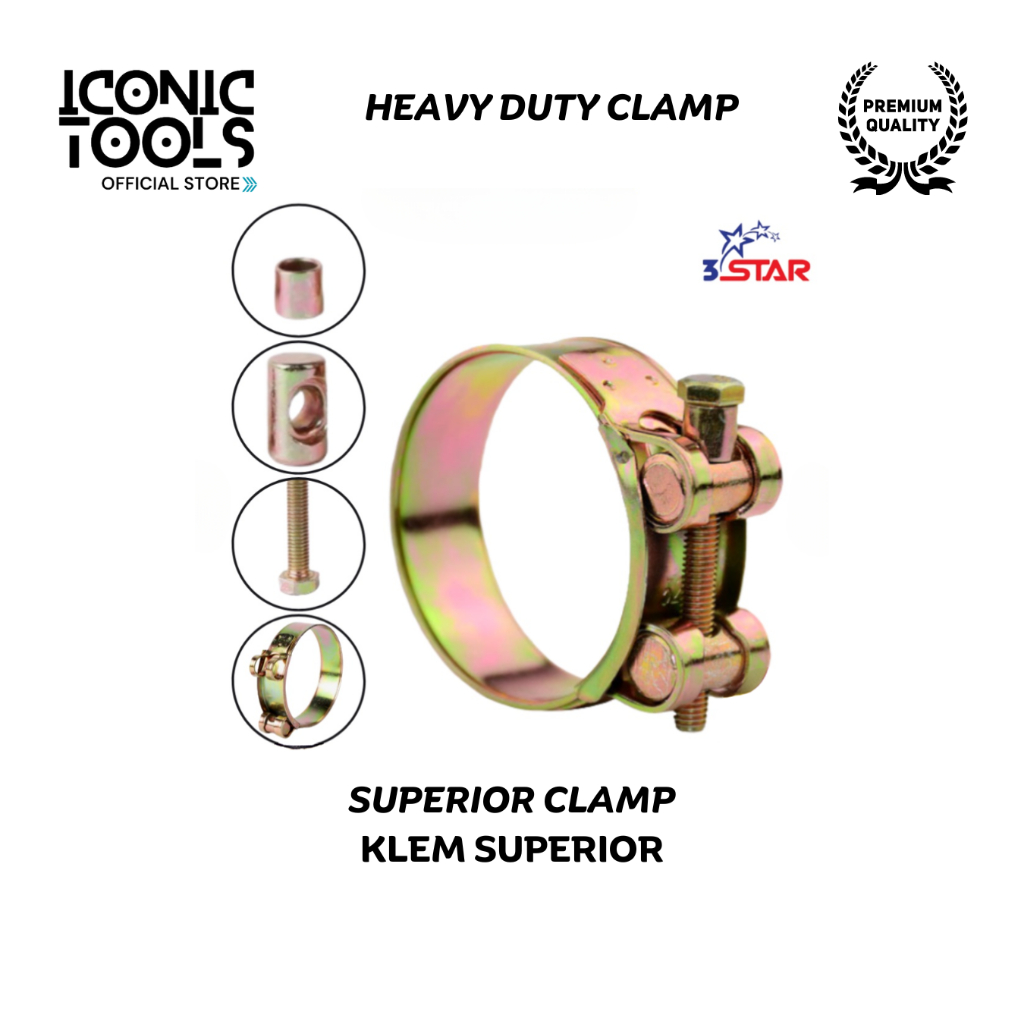 Jual Klem Superior 40-43 / 44-47 / 48-51 mm Clamp Superior / Klem ...