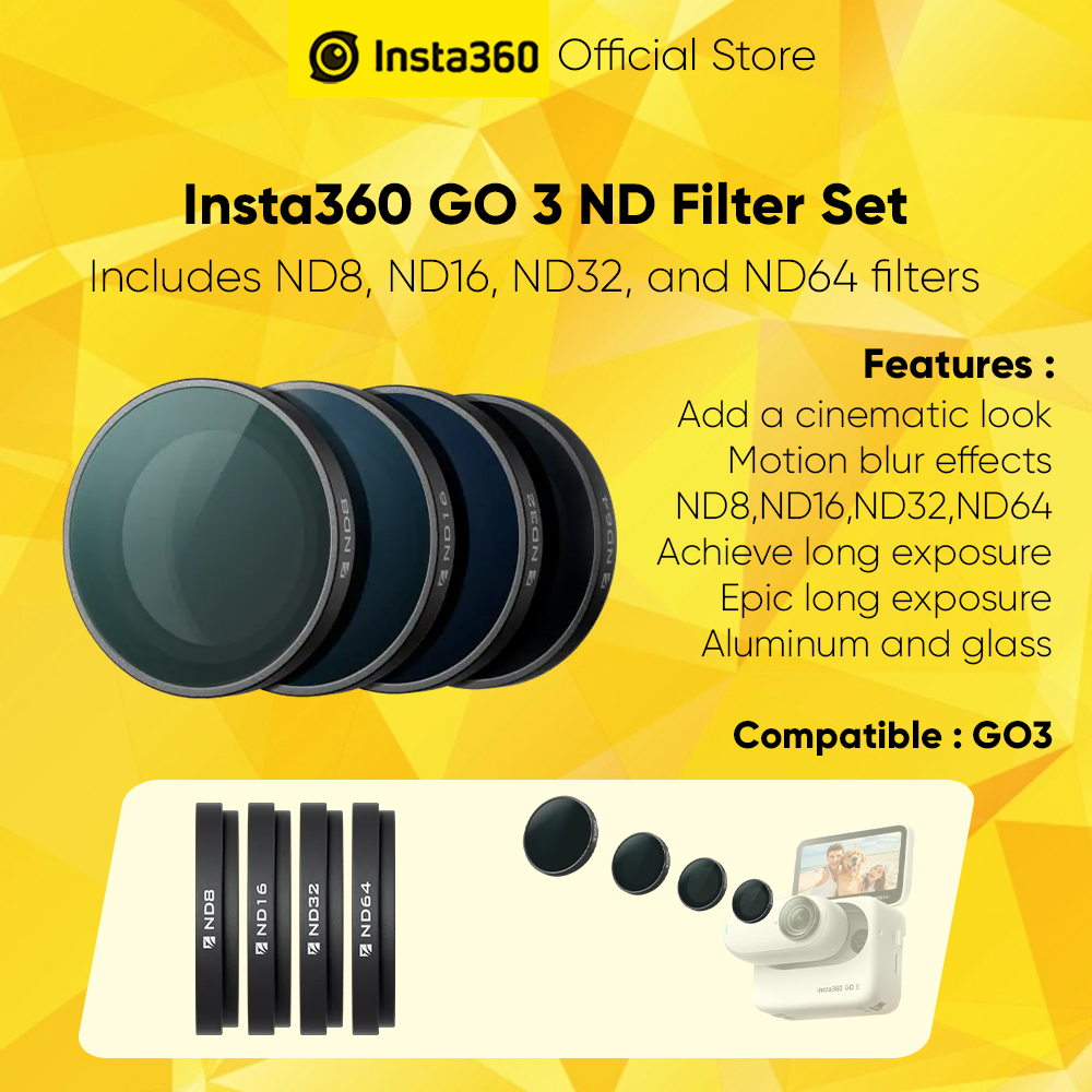 Jual Insta360 GO 3 ND Filter Set/ Lens Guard | Shopee Indonesia