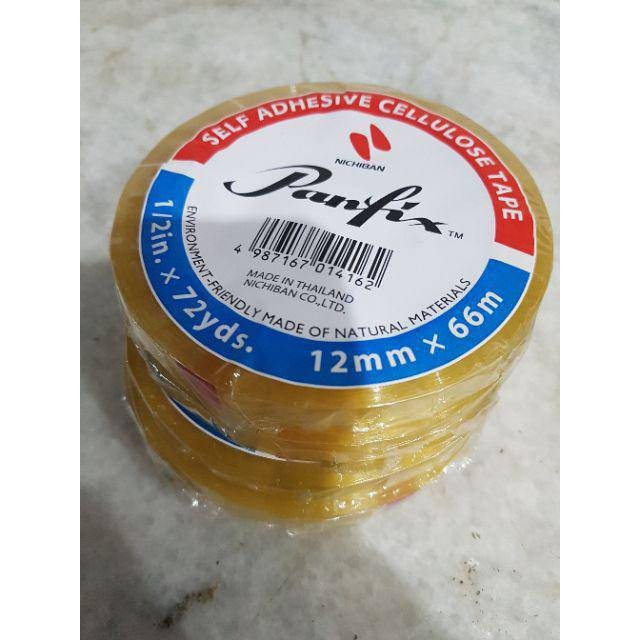 Jual Isolasi Panfix 1/2 dan 1 inch 72 yrd (1 Kaleng) | Shopee Indonesia