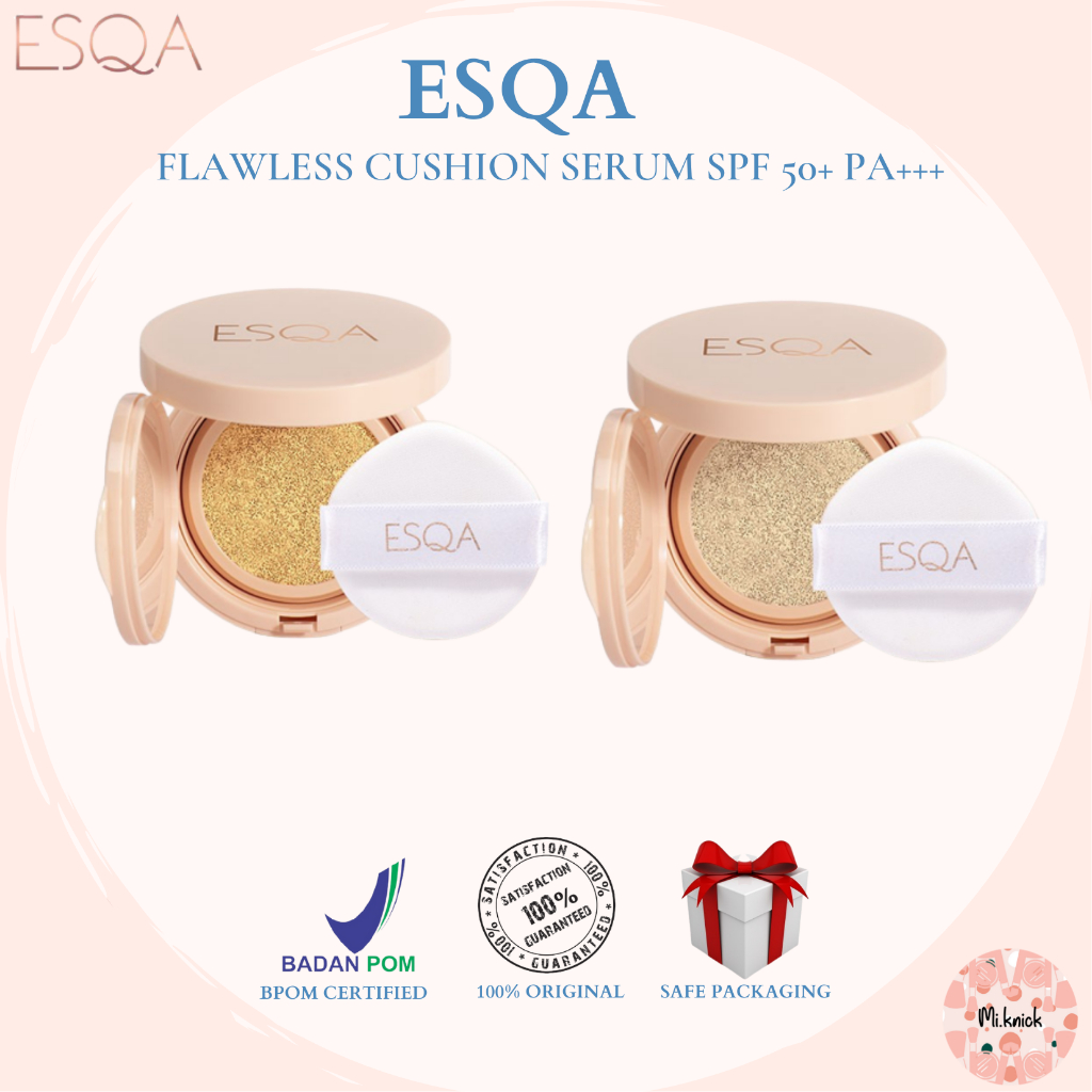Jual ESQA Flawless Cushion Serum SPF 50+ PA+++ | Shopee Indonesia
