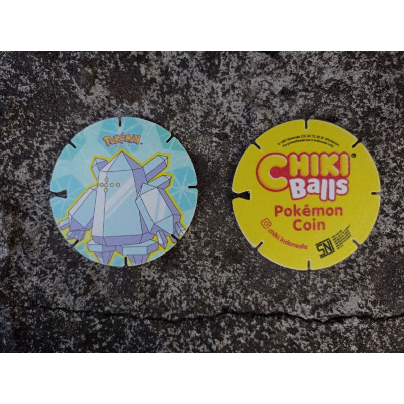 Jual Tazos / Tajos POKEMON COIN -REGICE- CHIKI BALLS New Murah Mainan ...
