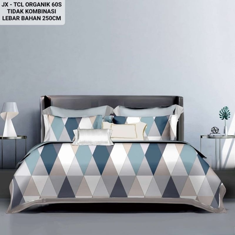 Jual BEDCOVER SUTRA ORGANIC 60S MOTIF BUNGA MINIMALIS BED COVER SUTRA ...