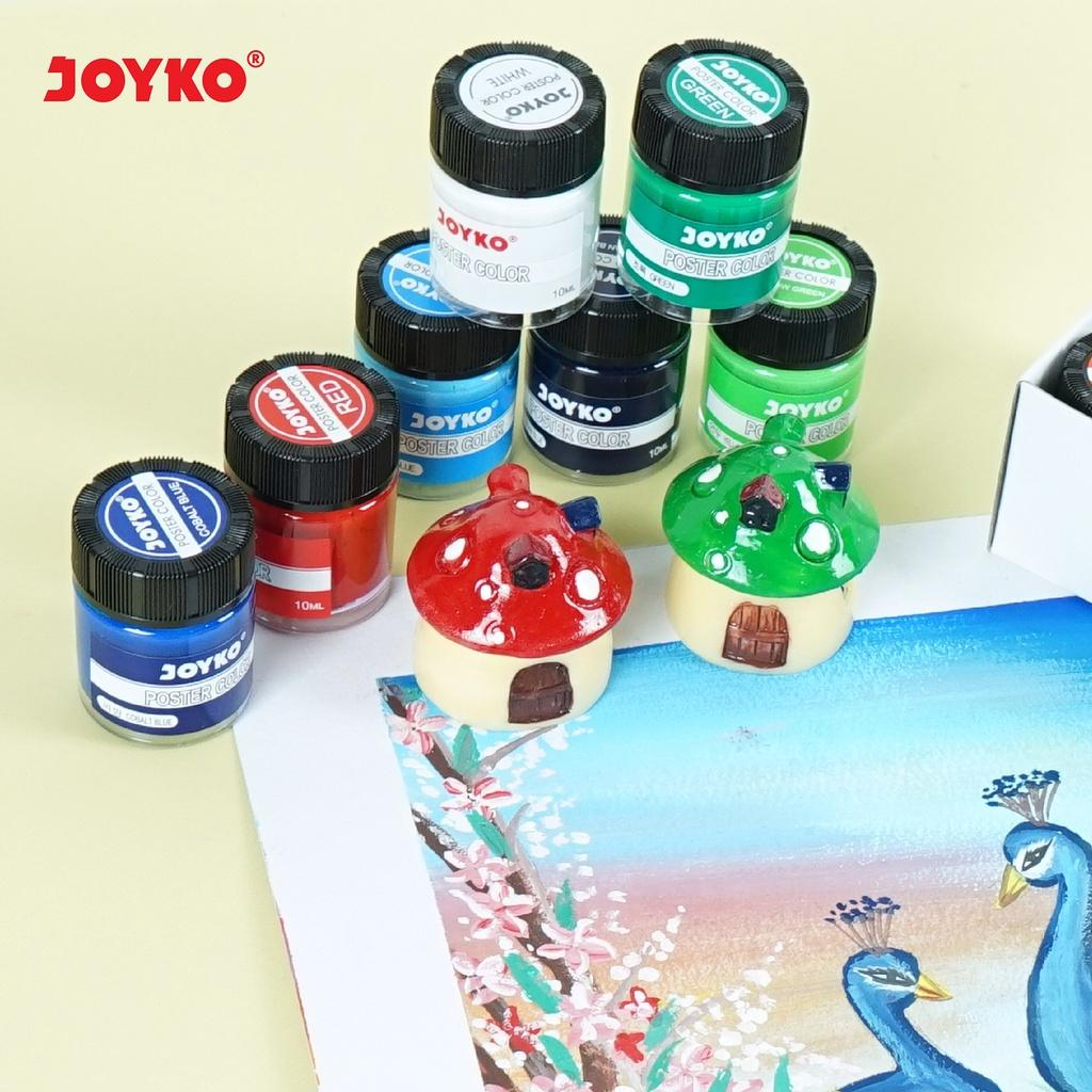 Jual Cat Poster Color Joyko POC 12 Warna | Shopee Indonesia