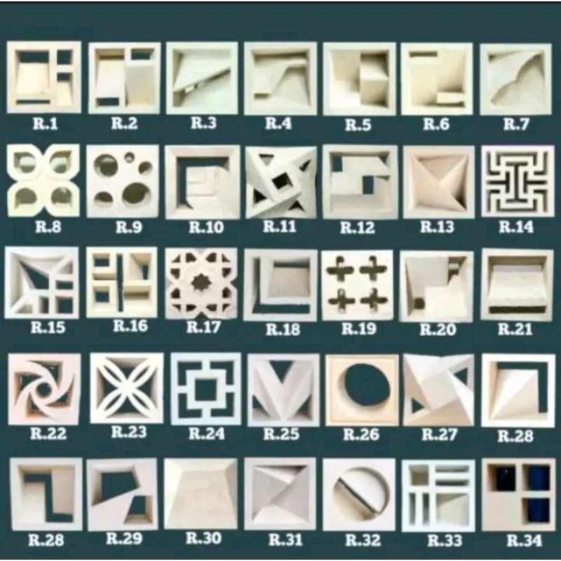 Jual Roster beton, Roster Minimalis, Roster modern,roster ventilasi ...
