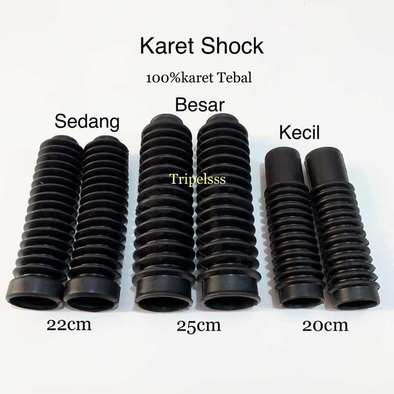 Jual Karet tutup Shock Depan Kecil / Sedang / Besar Universal Motor ...