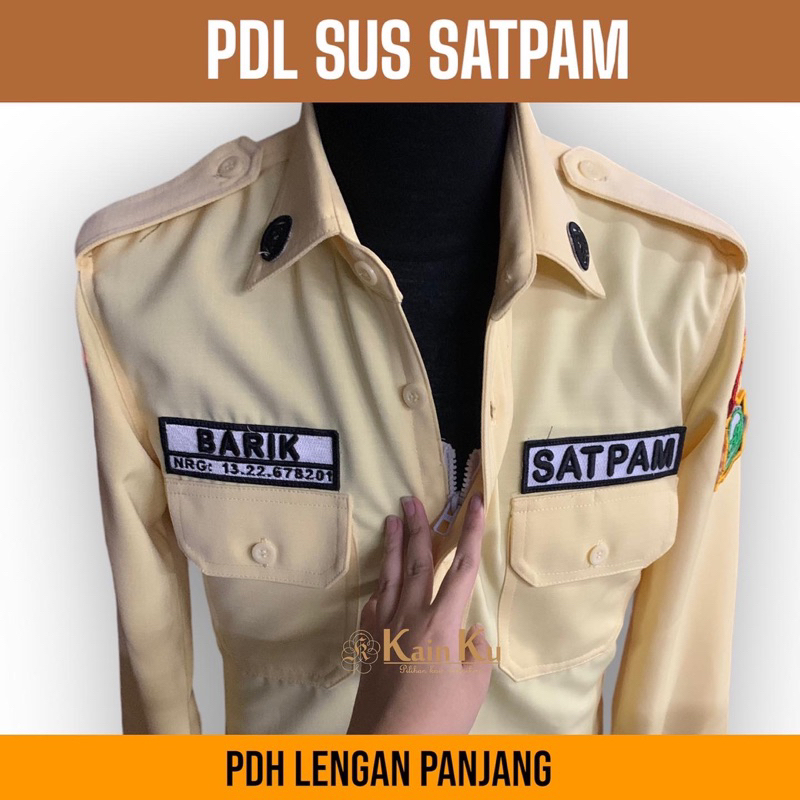 Jual PDL Sus Satpam atau PDH Lengan Panjang Satpam | Shopee Indonesia