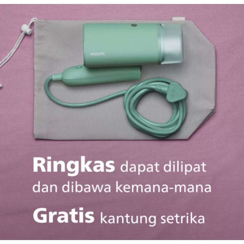 Jual Phillips Handheld Steamer sth3010/70 / Setrika uap Hijau | Shopee ...