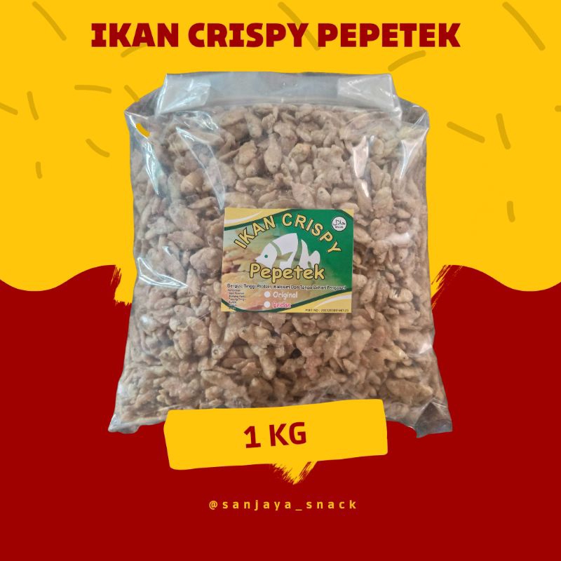 Jual BABY FISH IKAN PEPETEK CRISPY 1KG RENYAH GURIH | Shopee Indonesia