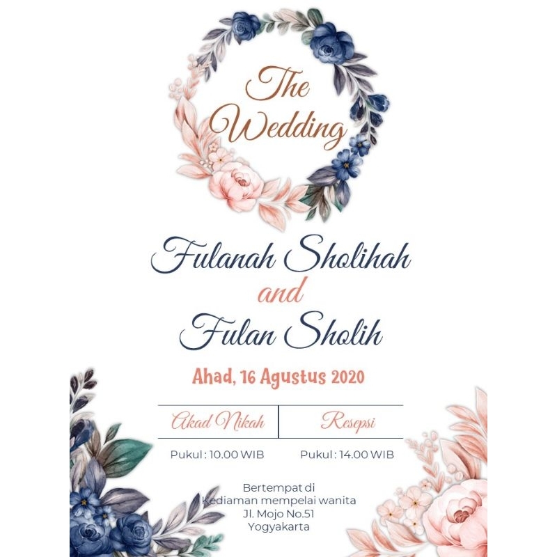 Jual Undangan digital rustic aestetik story sosmed undangan pernikahan ...