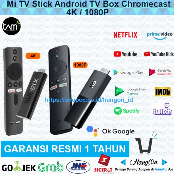 Jual XIAOMI Mi TV Stick Android TV Full HD Quadcore Mi TV Stik Global ...