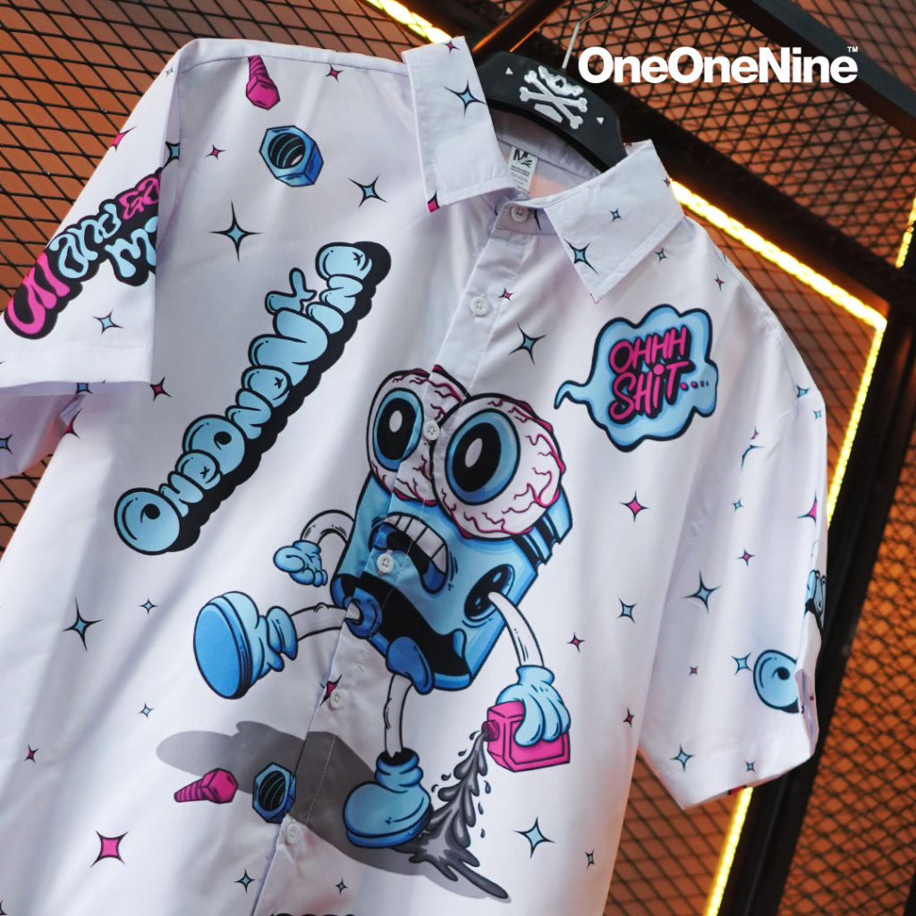 Jual KSR ONEONENINE - SHIRT MANIAC WHITE SERIES | Shopee Indonesia