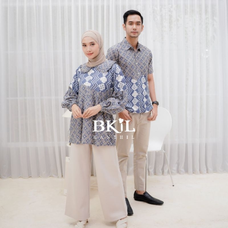 Jual KANTHIL Batik Kerja Blus Amarilis | Shopee Indonesia