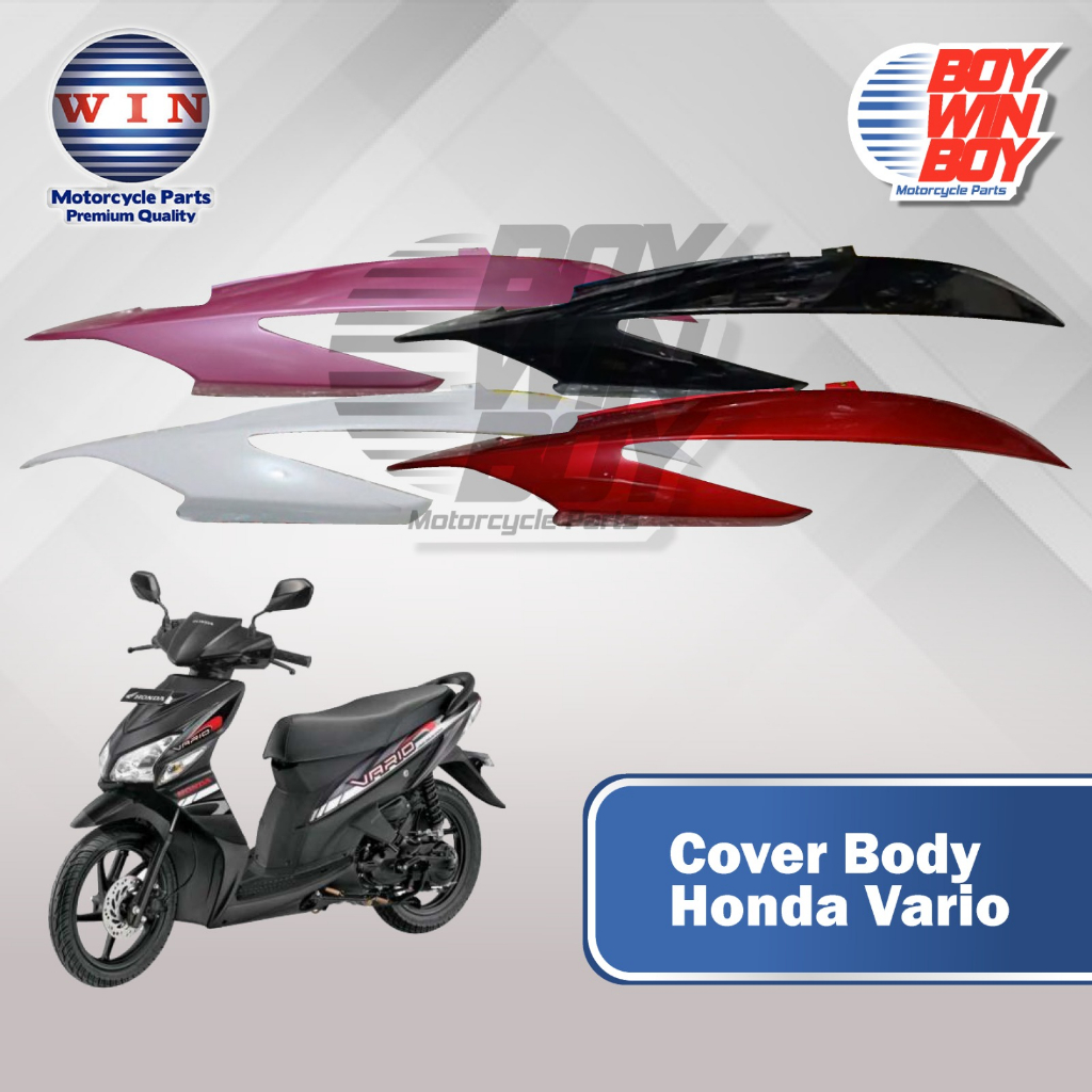 Jual 1 Set cover body belakang kanan kiri Honda Vario karbu Merk Win ...