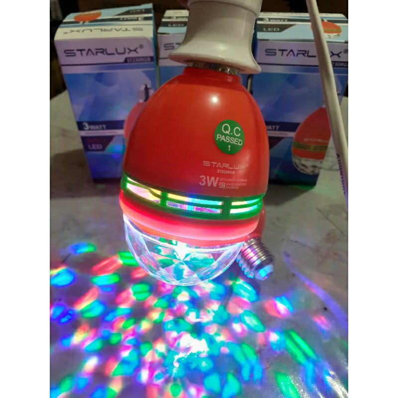 Jual Lampu Disco Disko Full Warna Lampu LED Rotary Putar RGB Lampu Hias ...