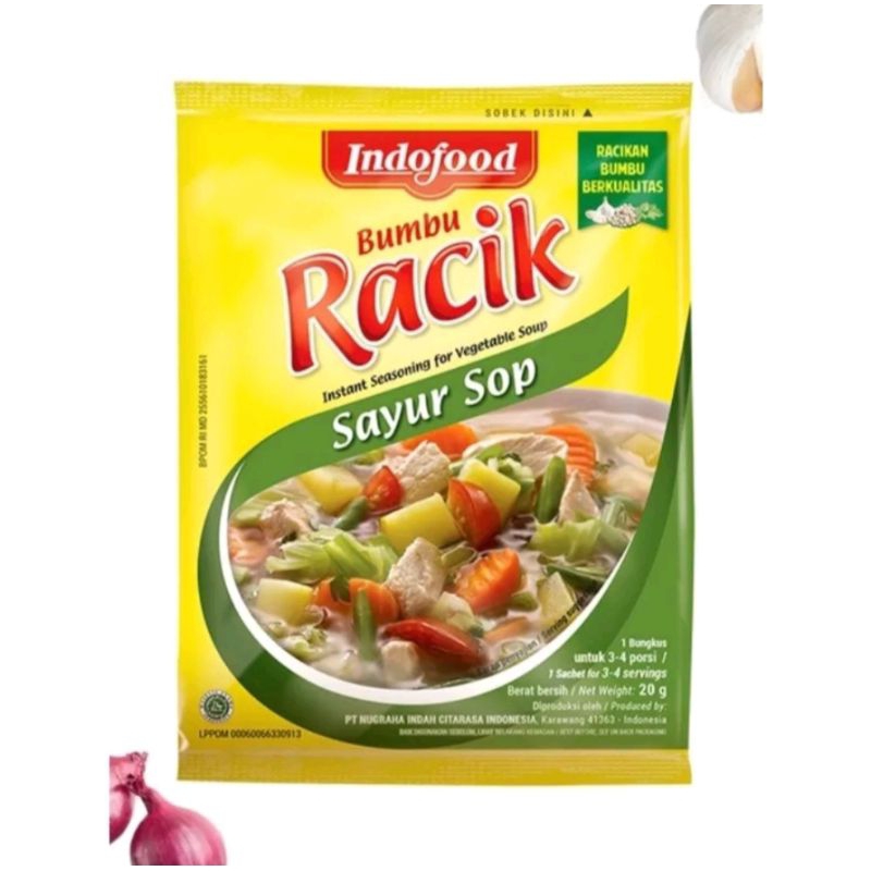 Jual Indofood Bumbu Racik All Varian (1 Sachet) | Shopee Indonesia