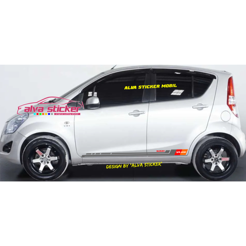 Jual sticker splash stiker list cutting body mobil suzuki splash all ...