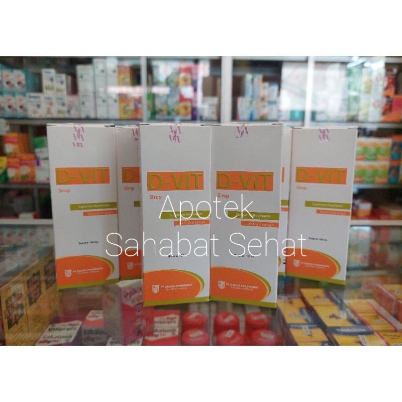 Jual D - Vit Sirup 100mL Vitamin D3 untuk Anak Vitamin Daya Tahan Tubuh ...