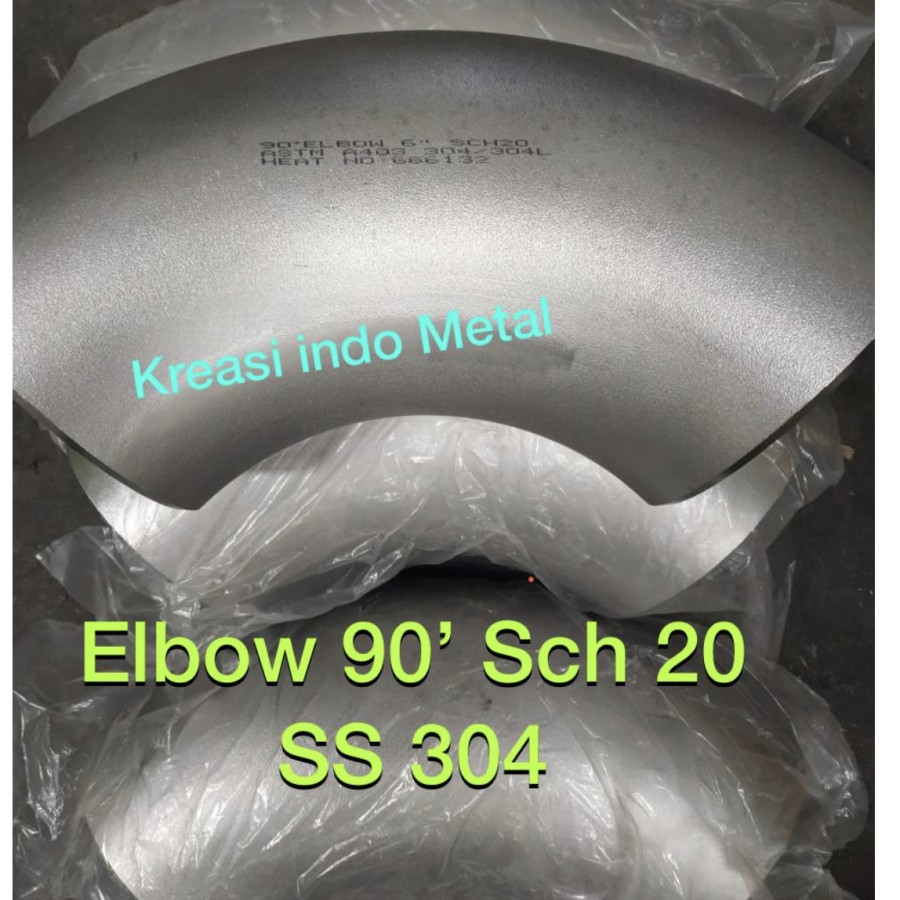 Jual 4” Elbow Sch 20 SS304 -Knee Stainless SS 304 Sch20 Keni Sus DN 100 ...
