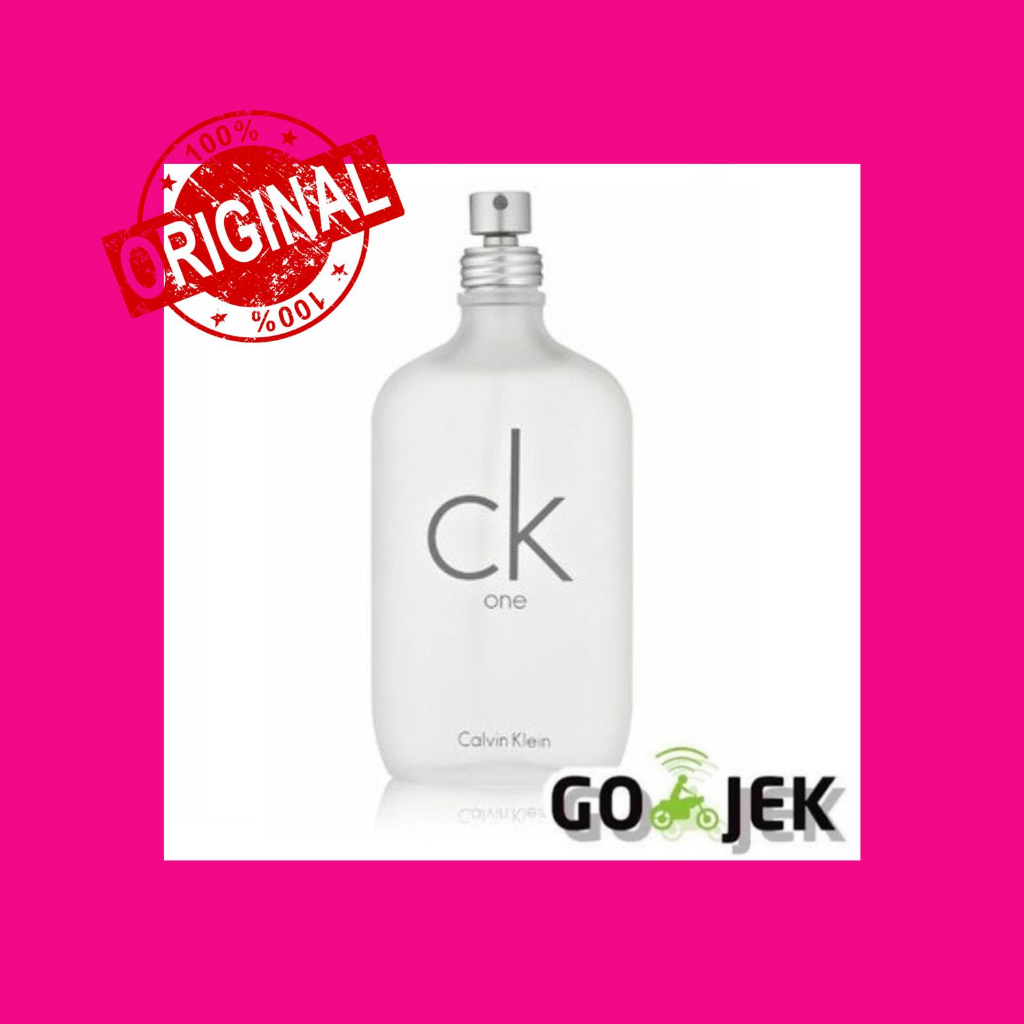 Jual TESTER PARFUM ORIGINAL CALVIN KLEIN CK ONE EDT 100ML | Shopee ...