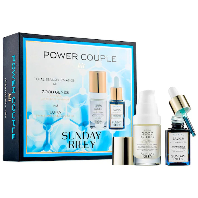 Jual Sunday Riley Power Couple Kit (Good Genes & Luna Sleeping oil ...