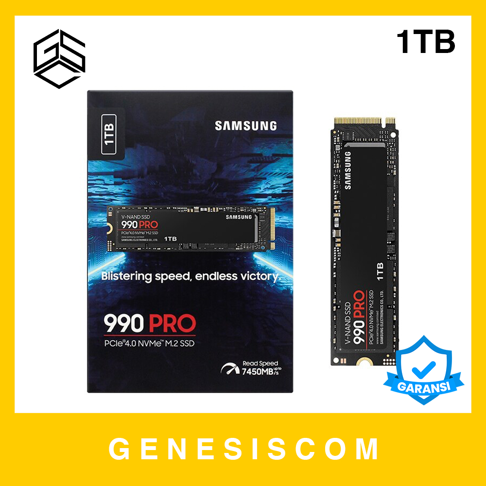Jual SSD SAMSUNG 990 Pro 1TB M.2 NVME PCIe Gen4 M2 Internal Drive 7450MB/s | Shopee Indonesia