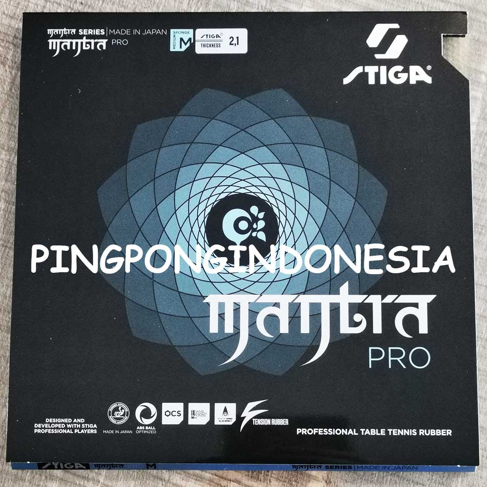 Jual Stiga Mantra Pro Medium - Karet Rubber Pingpong Tenis Meja Table ...
