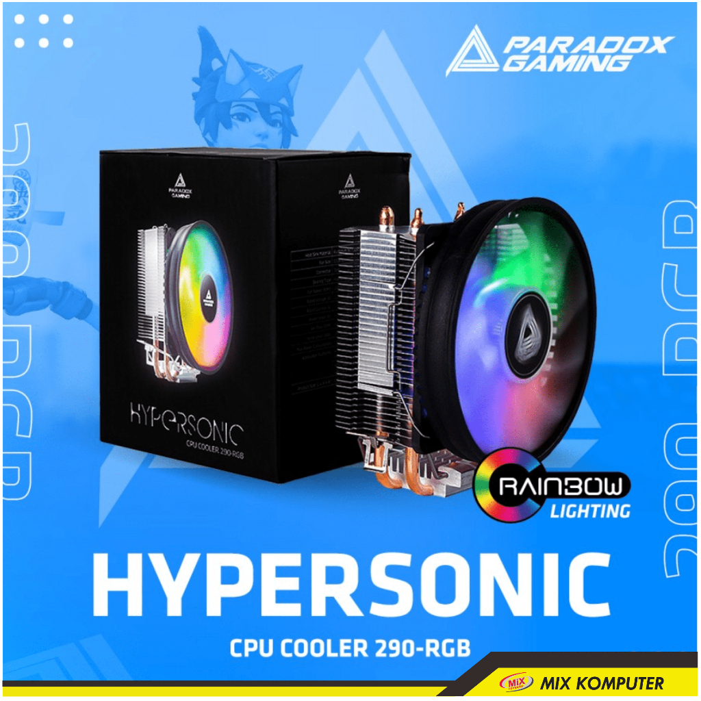 Jual PARADOX GAMING CPU COOLER HYPERSONIC CL-290-RGB | Shopee Indonesia
