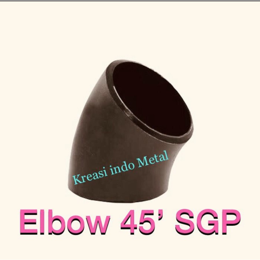 Jual 6 inch ( 6” ) Elbow / Knee Las SGP ( 45 derajat ) Carbon steel ...