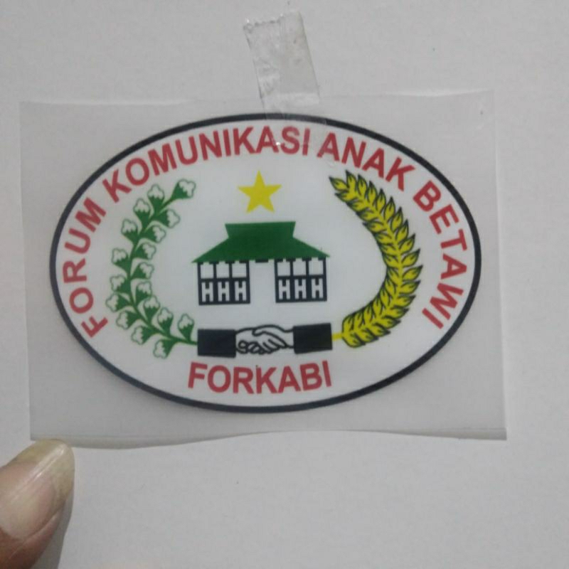 Jual stiker sablon kaos logo forkabi isi 3 pcs | Shopee Indonesia