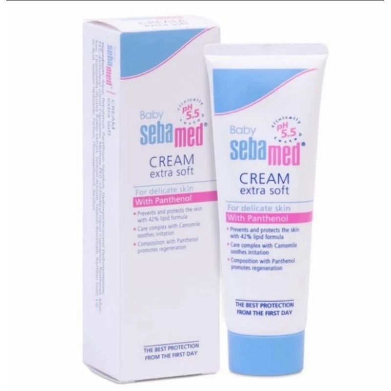 Jual SEBAMED BABY CREAM EXTRA SOFT| KRIM TUBUH BAYI-50ML | Shopee Indonesia