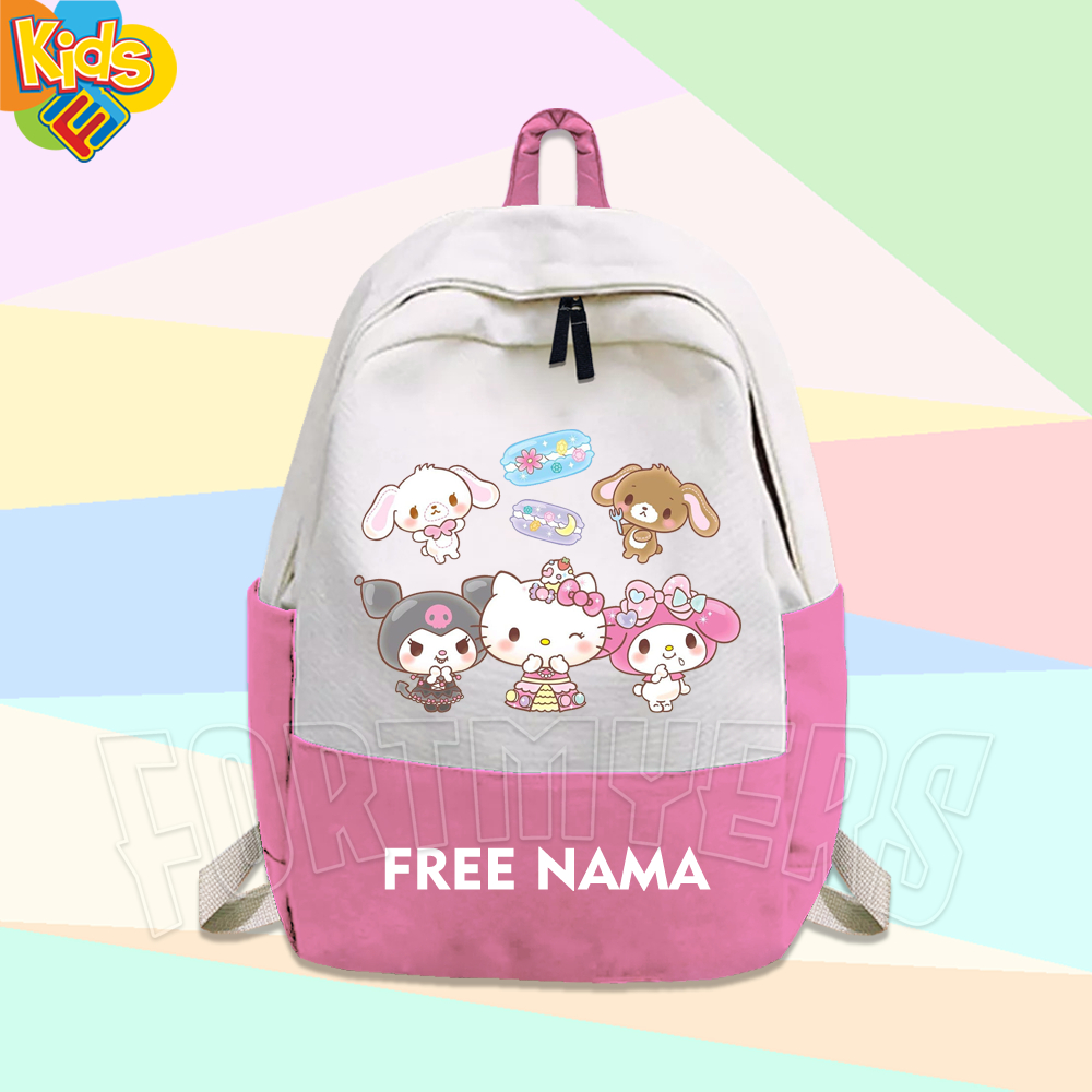 Jual TAS RANSEL ANAK TAS SEKOLAH ANAK KUROMI HELLO KITTY MY MELODY | Shopee Indonesia