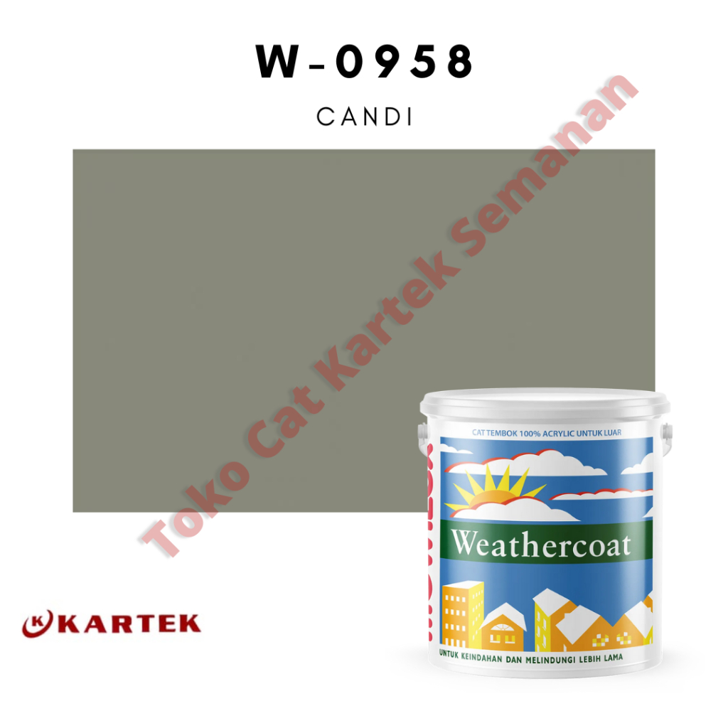 Jual Mowilex Weathercoat Exterior W-0958 Candi (1 liter) | Shopee Indonesia