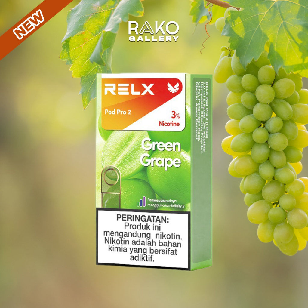Jual Relx Pod Pro 2 Green Grape | Shopee Indonesia