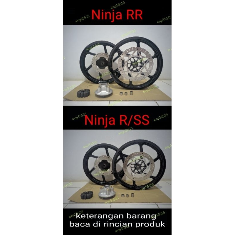 Jual Velg Bajaj Pulsar Double disk PNP Ninja R SS RR bukan cb150r cbr ...