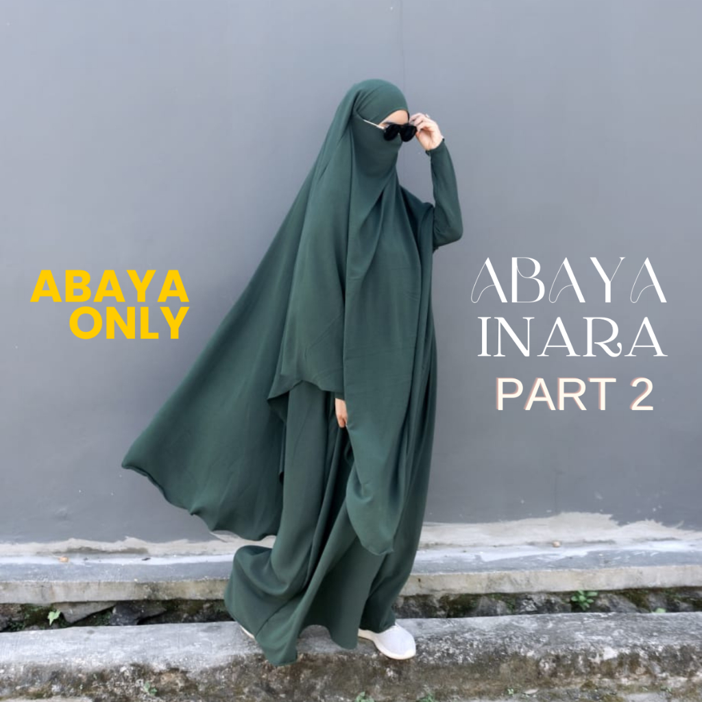 Jual Baju Gamis Abaya Inara Tanpa Khimar Part 2 Turki Arab Dress ...