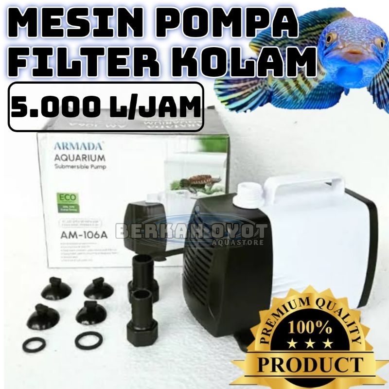 Jual MESIN POMPA FILTER 106 KOLAM 5000 liter | Shopee Indonesia