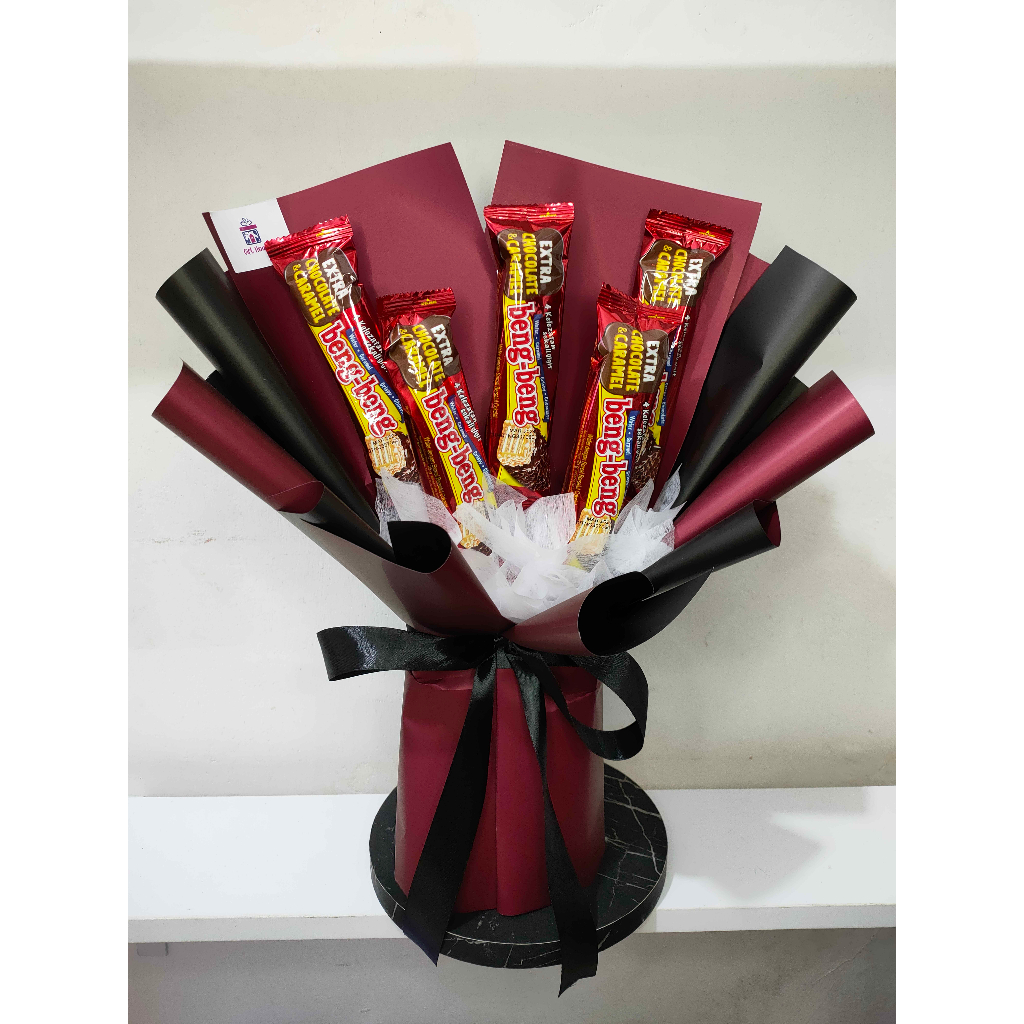 Jual Buket Snack/ Buket Bunga/ Buket Beng-beng/ Buket Wisuda(Free Kartu ...