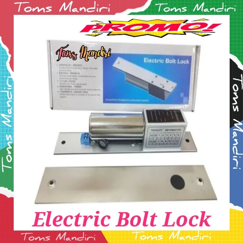 Jual Electric Bolt Lock Kunci Pintu Elektrik RFID Door Access Control ...