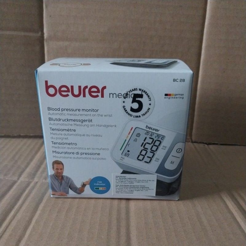 Jual TENSIMETER DIGITAL PERGELANGAN TANGAN BEURER BC 28 ORIGINAL ...