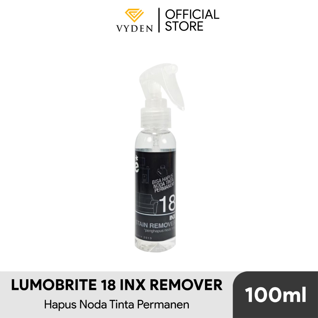 Jual Pembersih Noda Bekas Tinta LUMOBRITE 18 INX Ink Remover 100ml ...