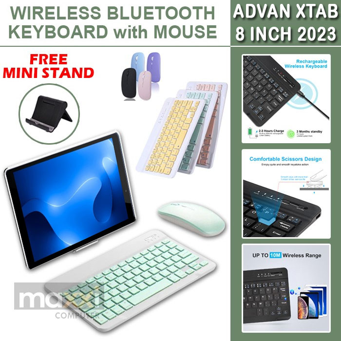 Jual !! FREE STAND !! Advan Tab Xtab Tablet 8" 8 Inch Inci 2023 ...