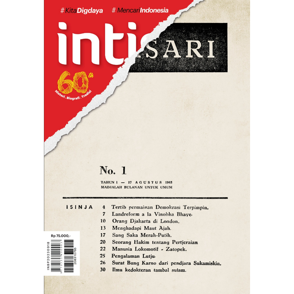 Jual Majalah Intisari Edisi 60 tahun (PO) | Shopee Indonesia