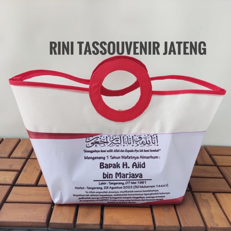 Jual tas hajatan pegangan bulat setengah - tas hajatan cocok untuk isi ...