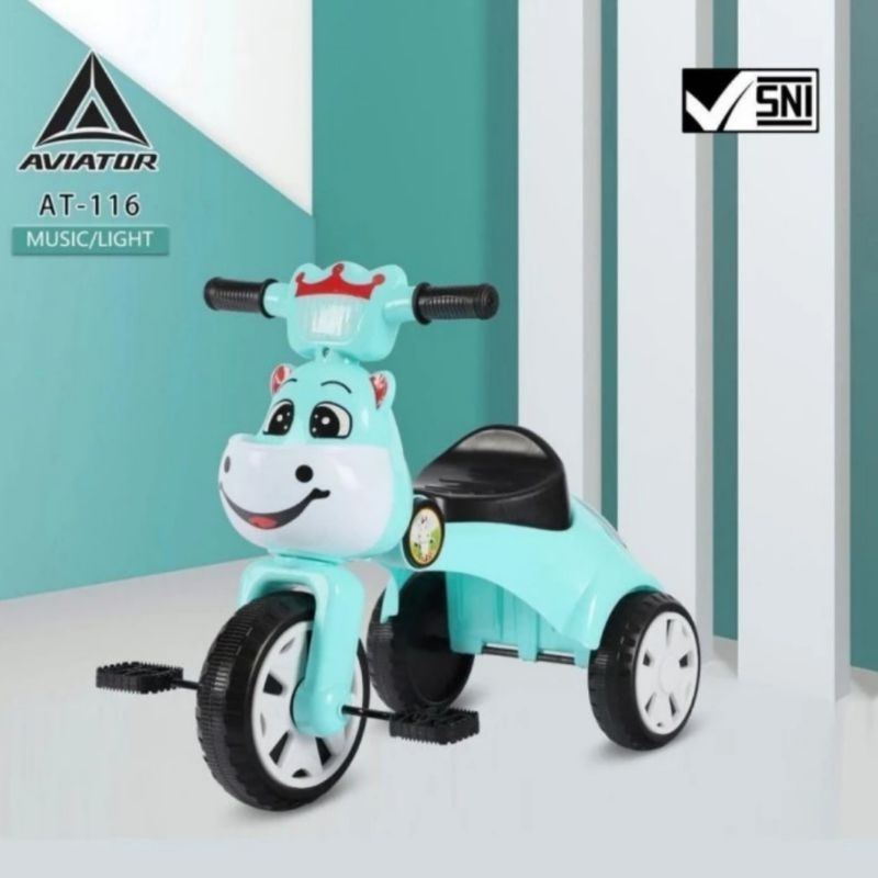 Jual Sepeda Anak Roda Tiga Infant Folding Tricycle Anak karakter sapi ...