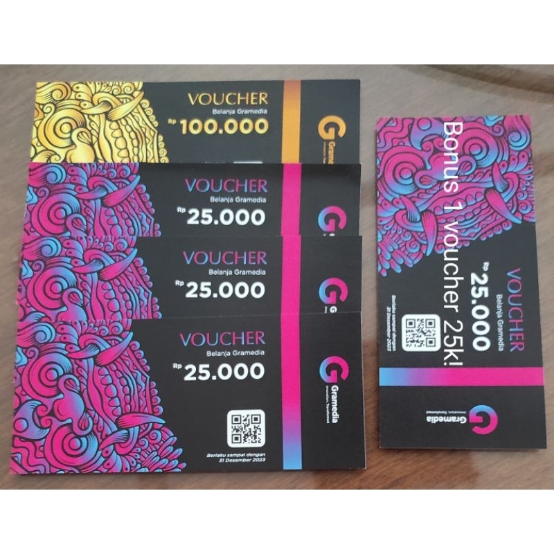 Jual Voucher Toko Buku Gramedia, Bonus Satu Voucher! | Shopee Indonesia