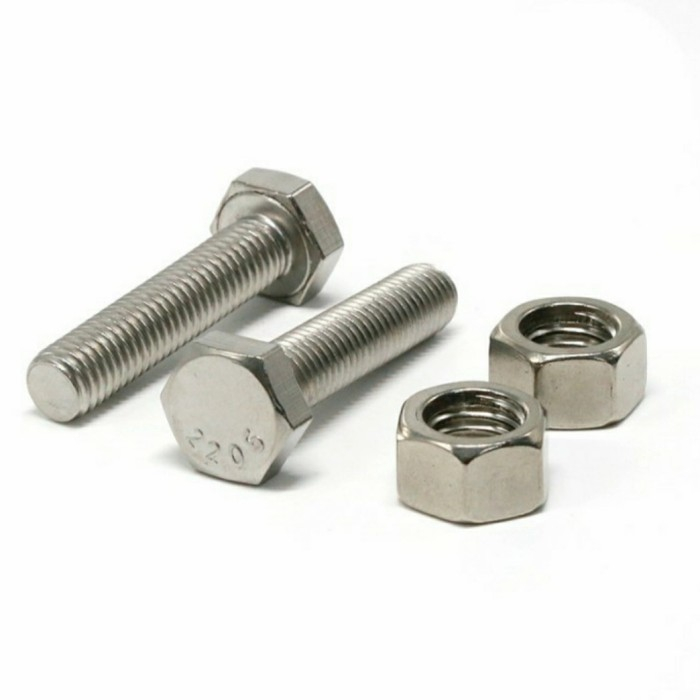 Jual Baut Stainless Kunci 19 SUS304 panjang 2,5cm - 5cm (M12) | Shopee Indonesia