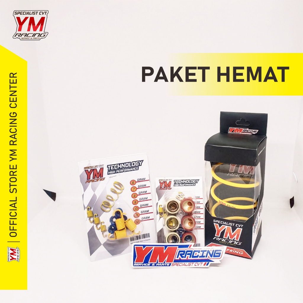 Jual PAKET HEMAT UPGRADE CVT 1500 RPM ALL MATIC YM RACING / UPGRADE ...