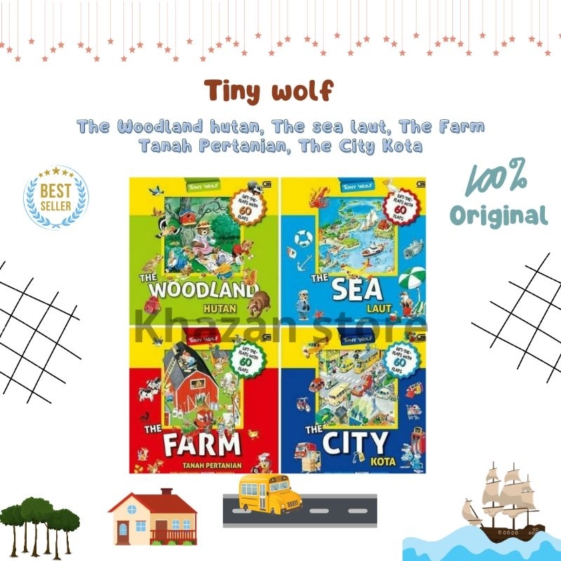 Jual BUKU SERI TONY WOLF THE CITY, FARM, WOODLAND, SEA Original ...